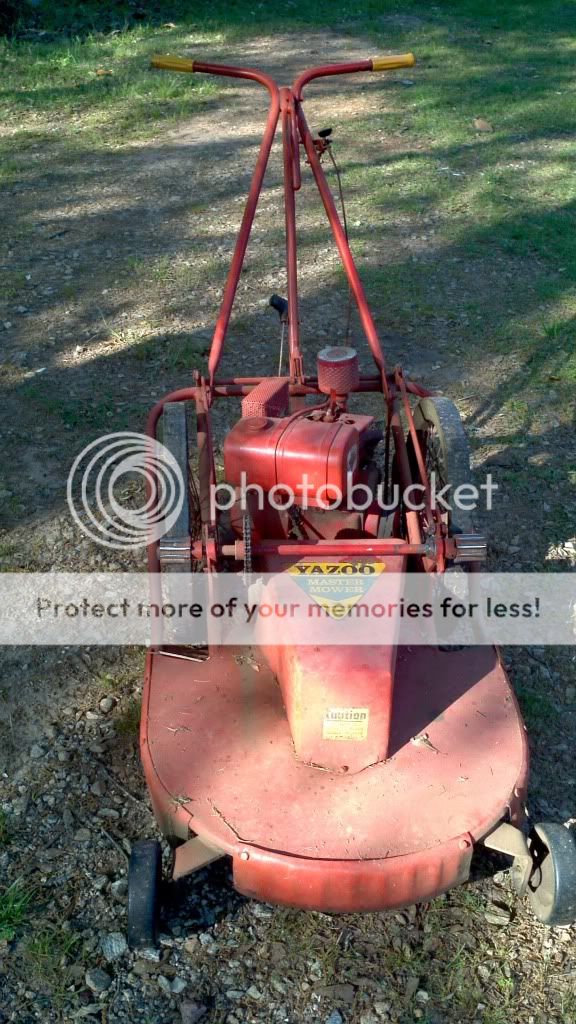 Yazoo 24'' high-wheel push mower with Clinton engine | Smokstak ...