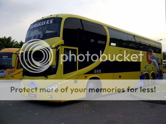 Sabahan long distance buses!